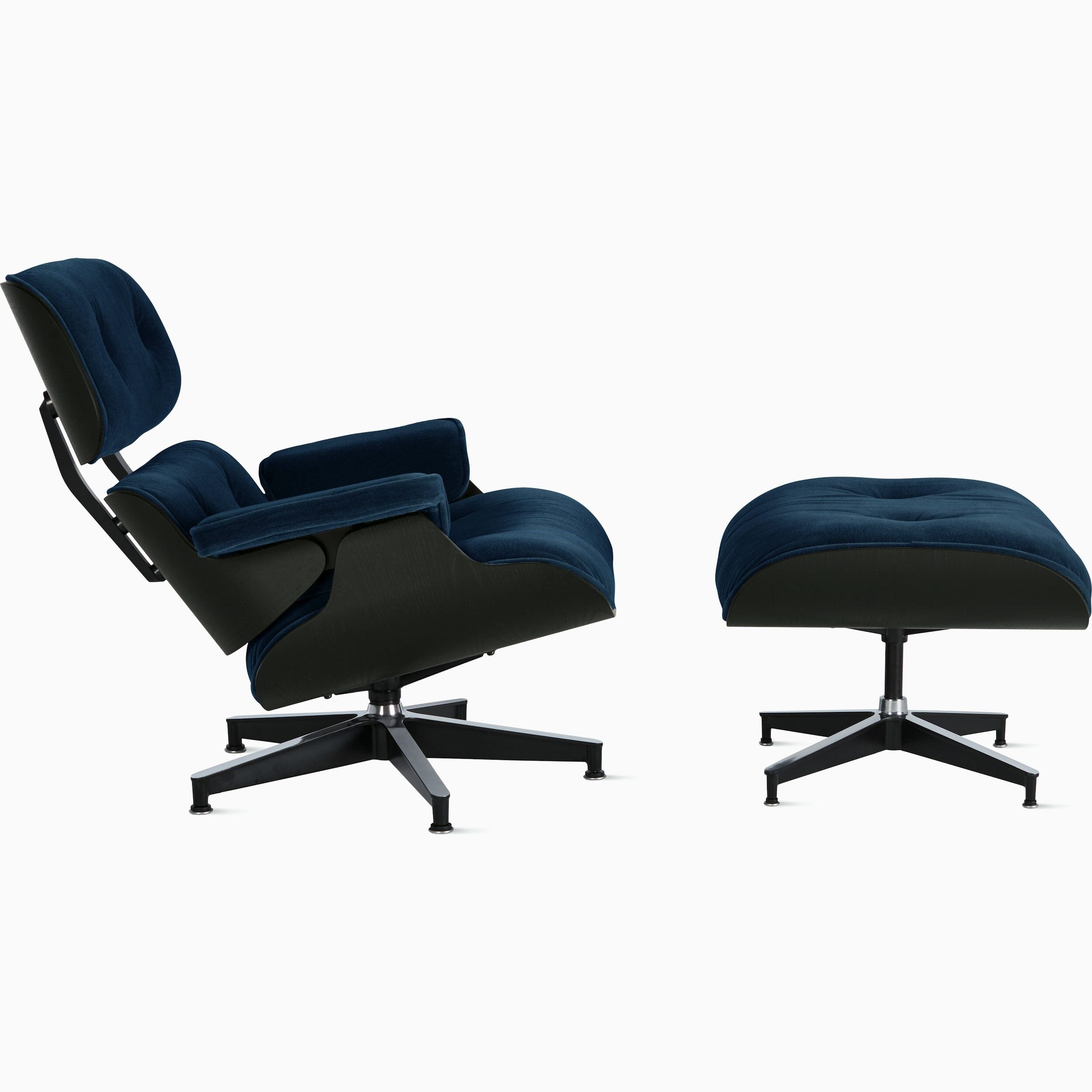 Eames Lounge Chair and Ottoman, Ebony - CA Modern Home