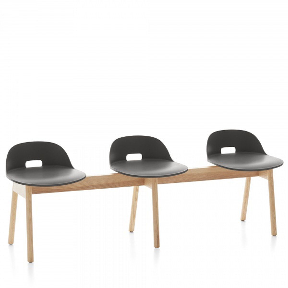 Emeco Alfi 3-Seat Low Back Bench - CA Modern Home