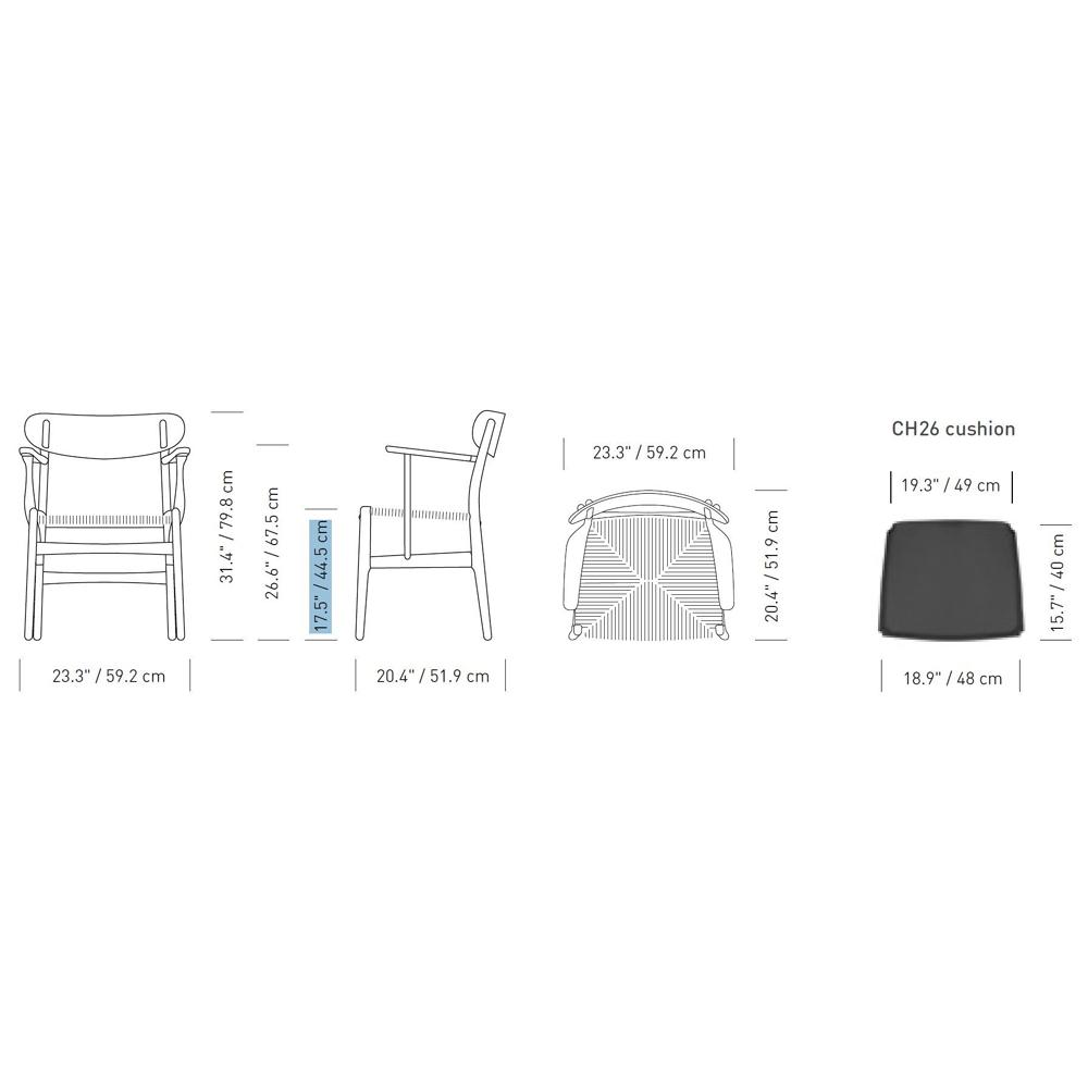 Ch26 Armchair - CA Modern Home