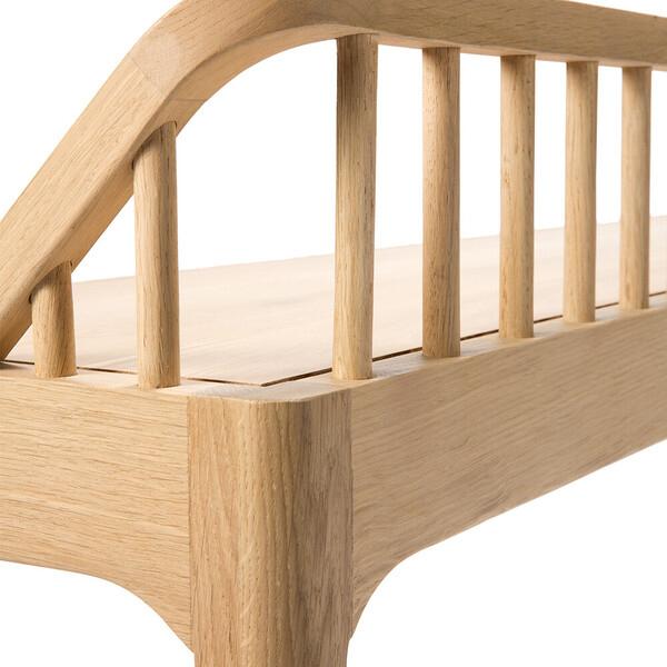Oak Spindle Bench - CA Modern Home