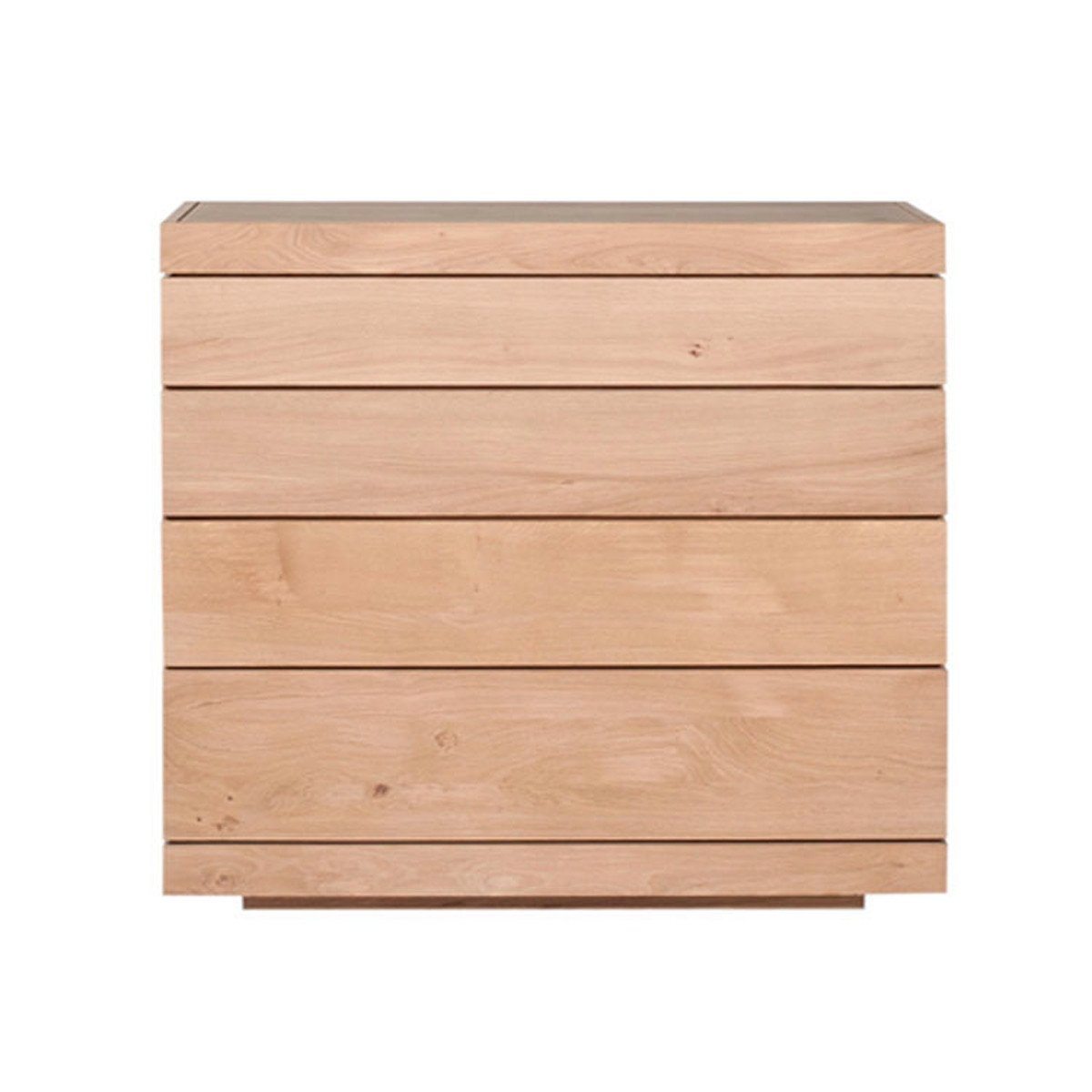 Oak Burger Chest 4 Drawers - CA Modern Home