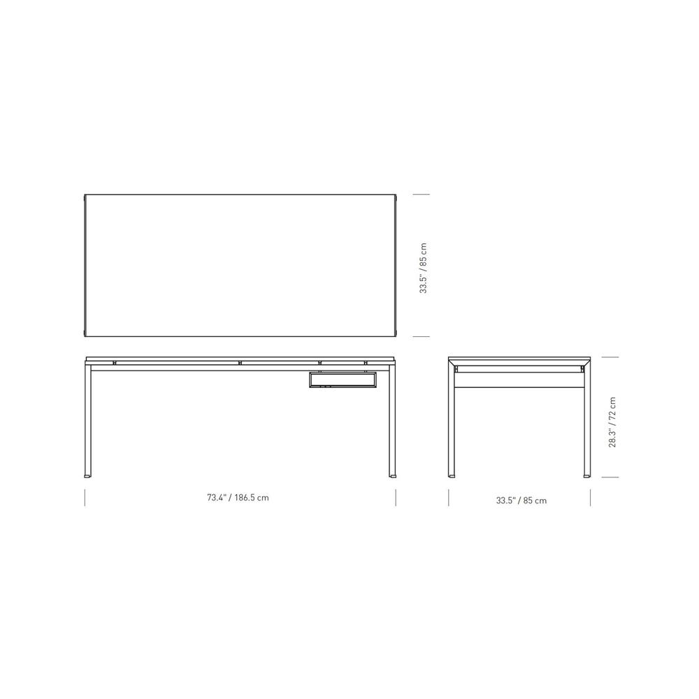 Pk52 Professor Desk - CA Modern Home