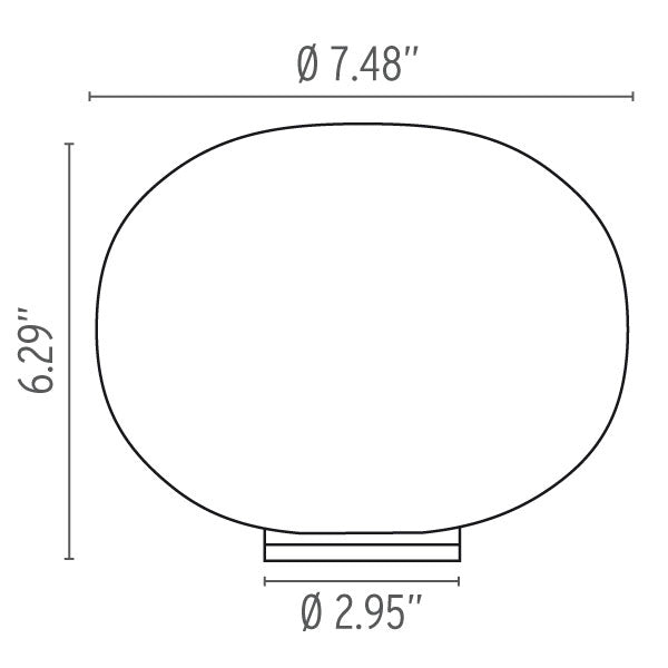 Glo-Ball Basic Zero Table Lamp - CA Modern Home