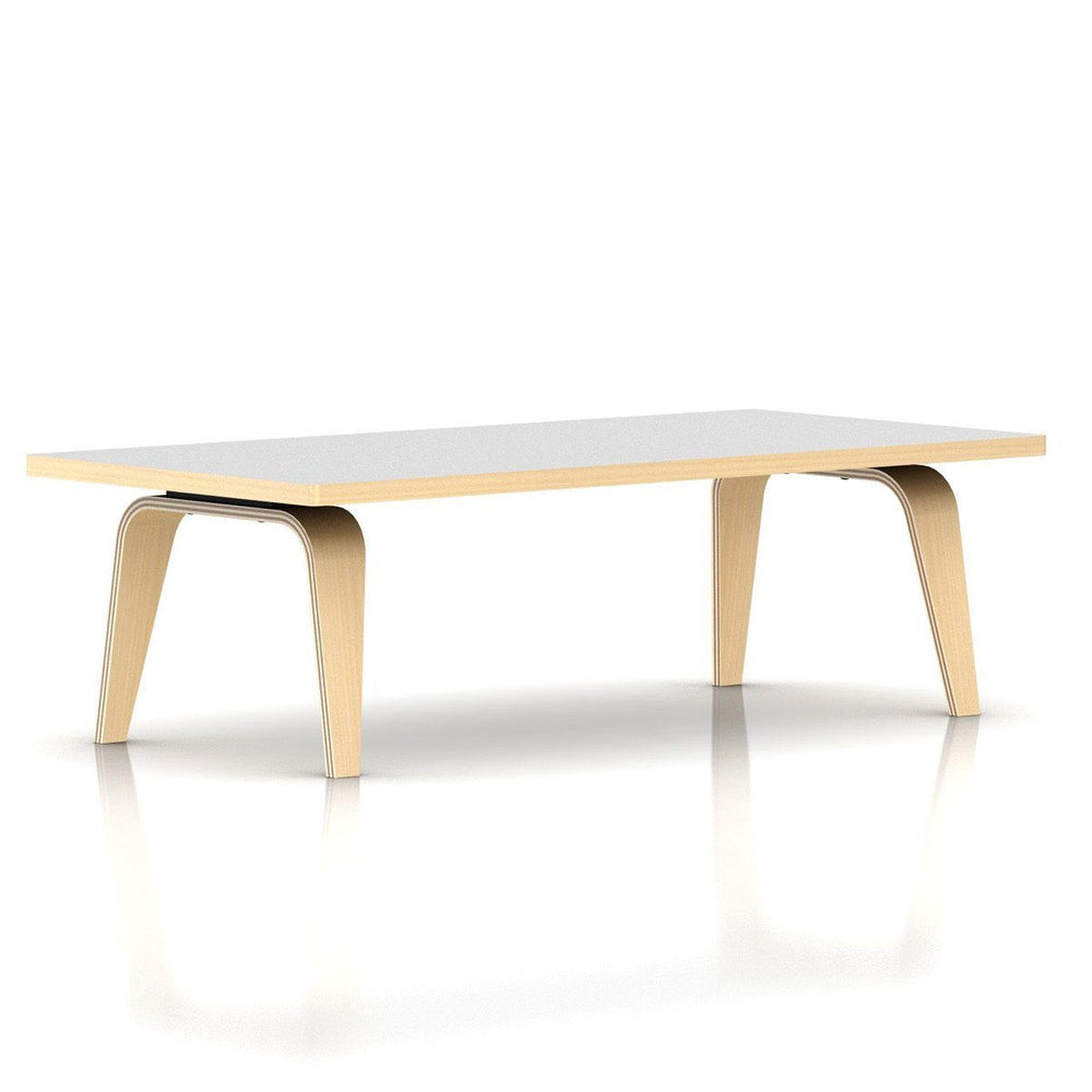 Eames Rectangular Coffee Table / Laminate Top with Veneer Edge - CA Modern Home