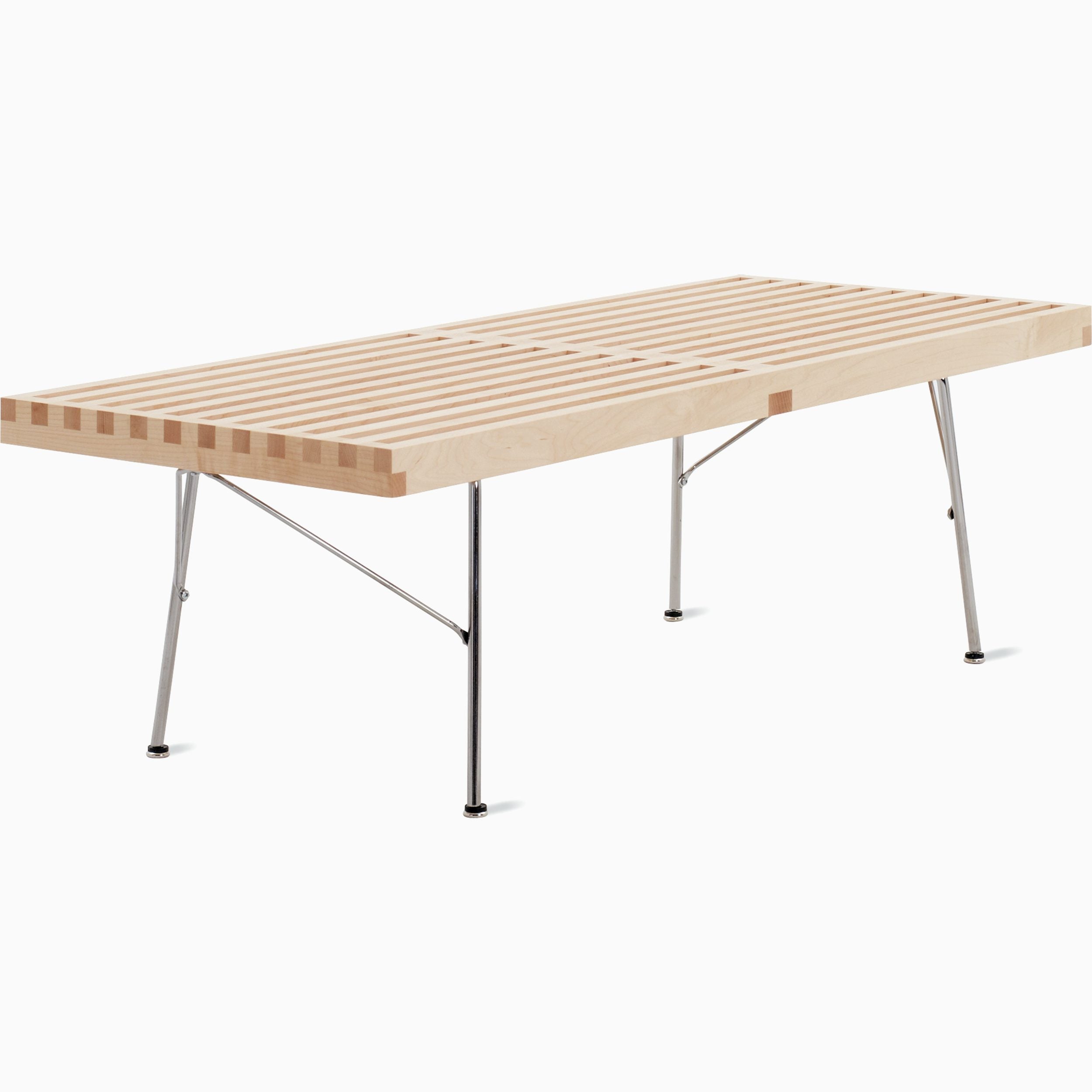 Nelson Platform Bench - Metal Legs - CA Modern Home
