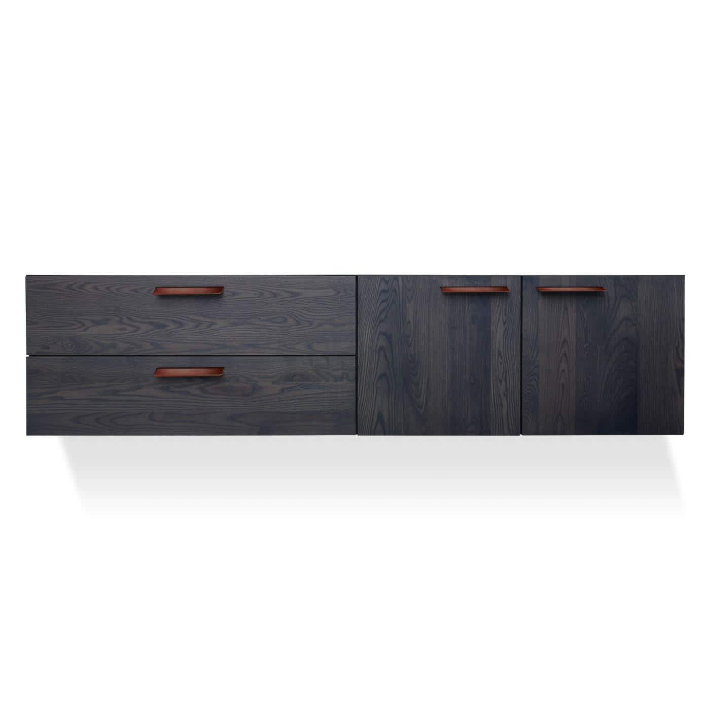 Shale 2 Door / 2 Drawer Wall Mounted Cabinet - CA Modern Home