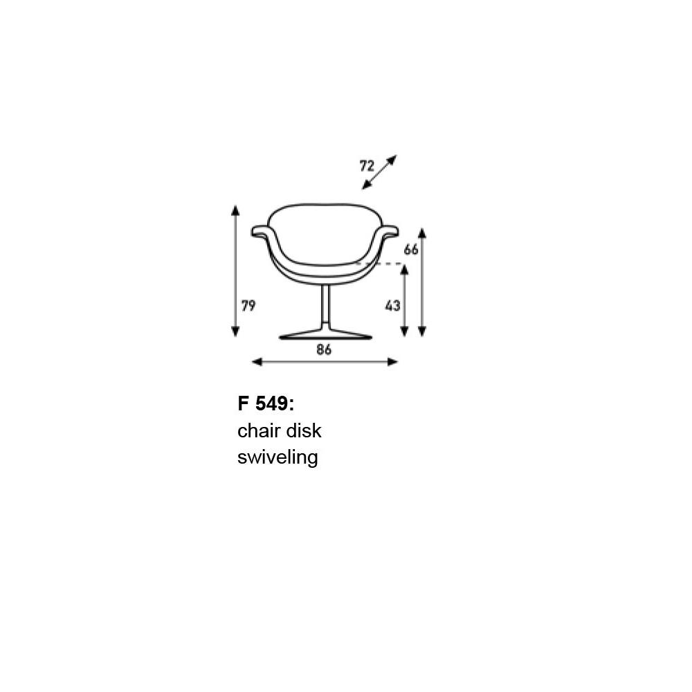 Tulip Midi Chair With Disk Base - CA Modern Home